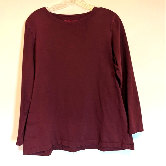 Gudrun Sjoden | Tops | Gudrun Sjoden Maroon Tunic | Poshmark